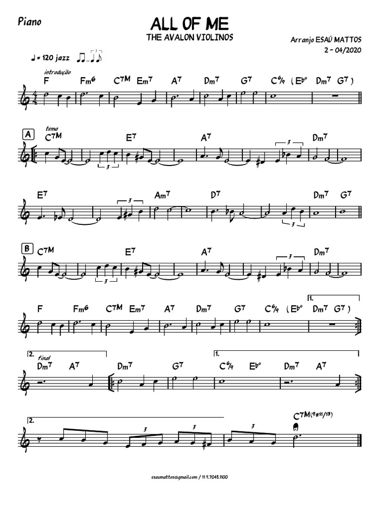 ALL OF ME-Piano | PDF