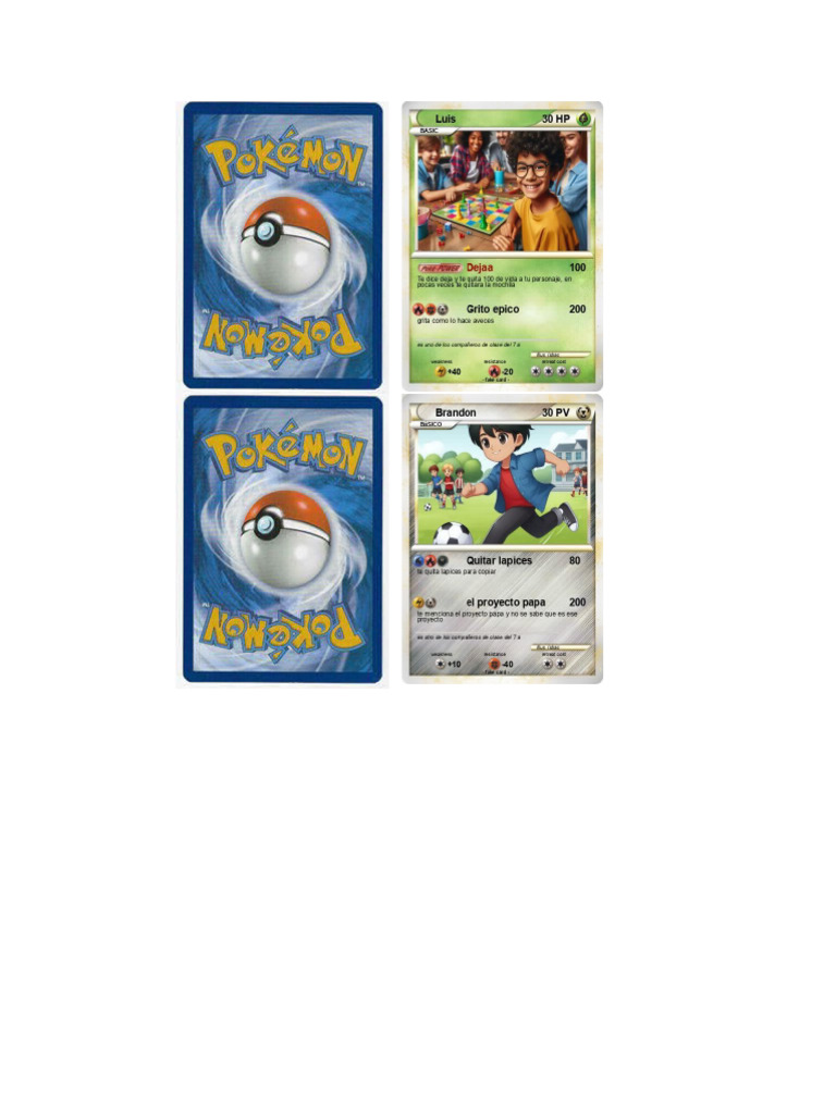 Cartas Pokemon | PDF