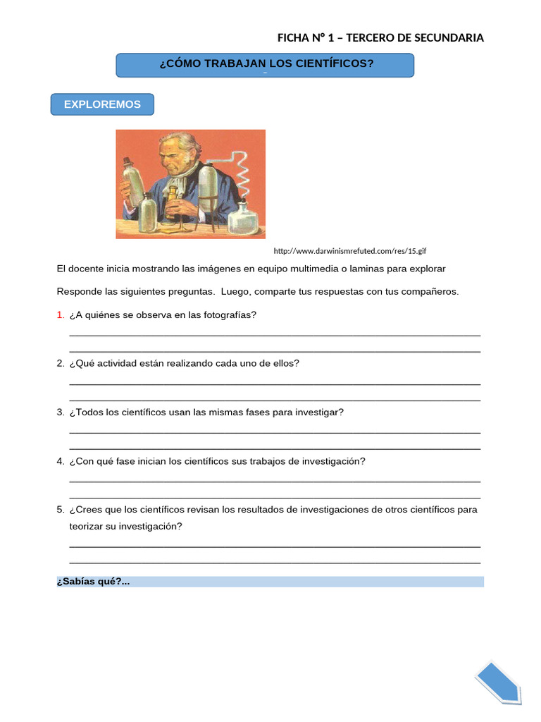 Como Trabajan Los Cientificos | PDF | Hipótesis | Agua