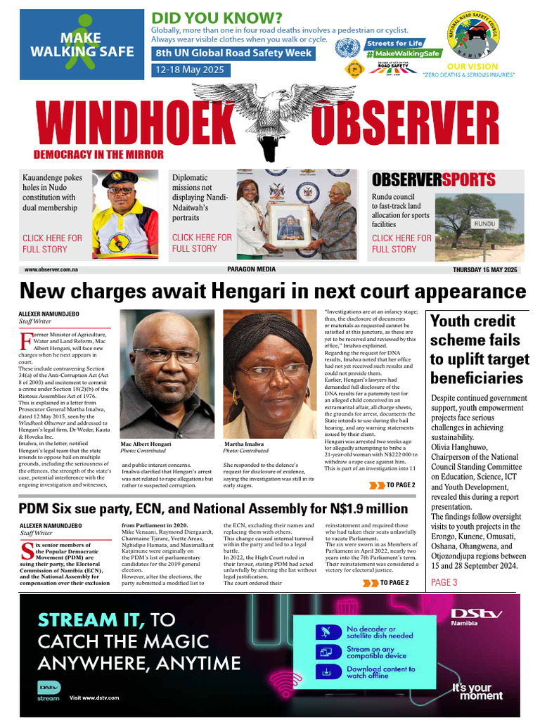 Windhoek Observer Morning Edition | PDF | Government