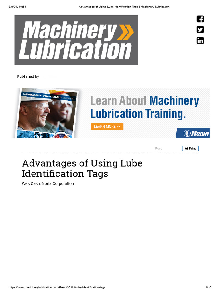 44.17.advantages of Using Lube Identification Tags - Machinery ...