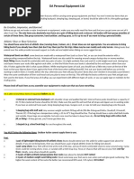 BLC Packing List - As of 08 NOV 2023 | PDF | Military Uniforms | Clothing