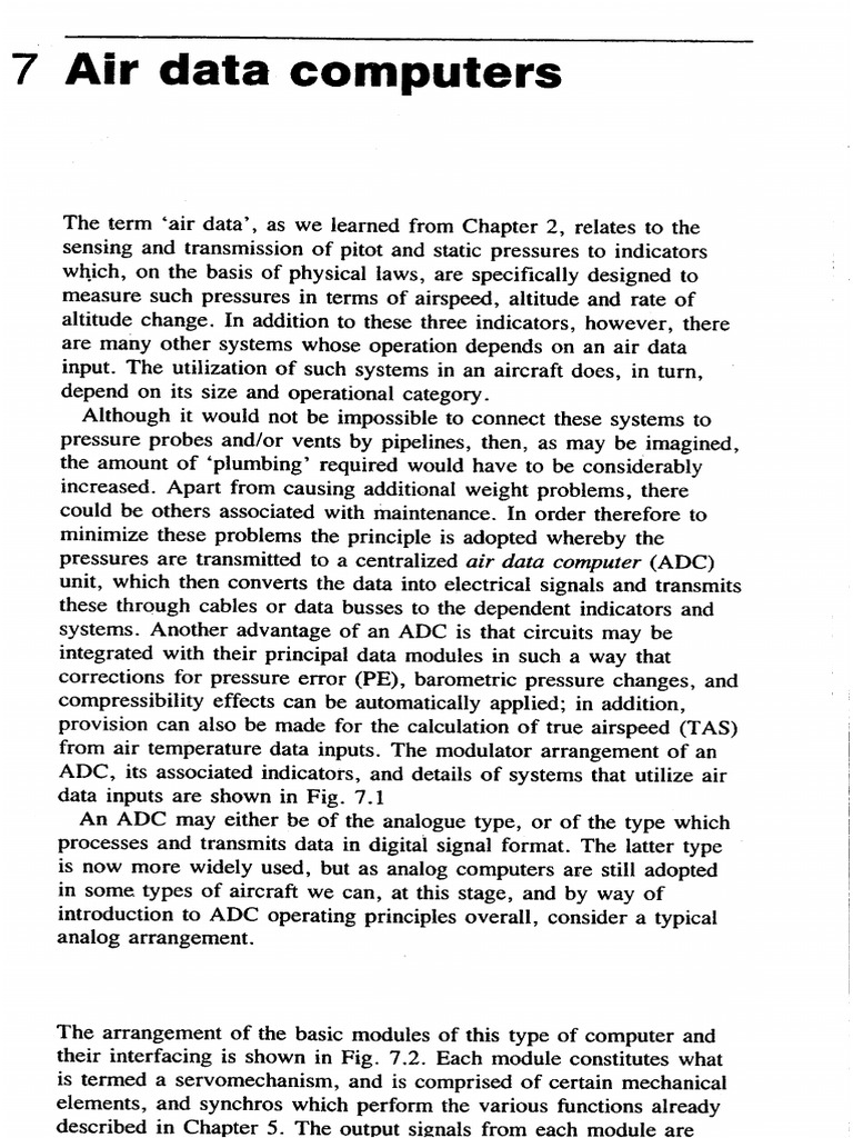 Chapter 7 Air Data Systems | PDF