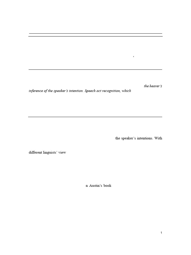 A-Review-of-Speech-Act-Recognition | PDF | Priming (Psychology) | Semantics