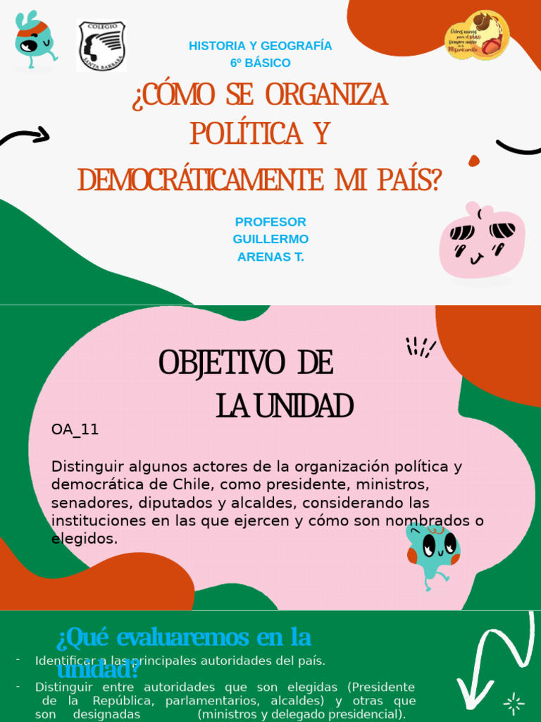 Organizacion Politica de Chile Sexto Basico | PDF | Legislador | Alcalde