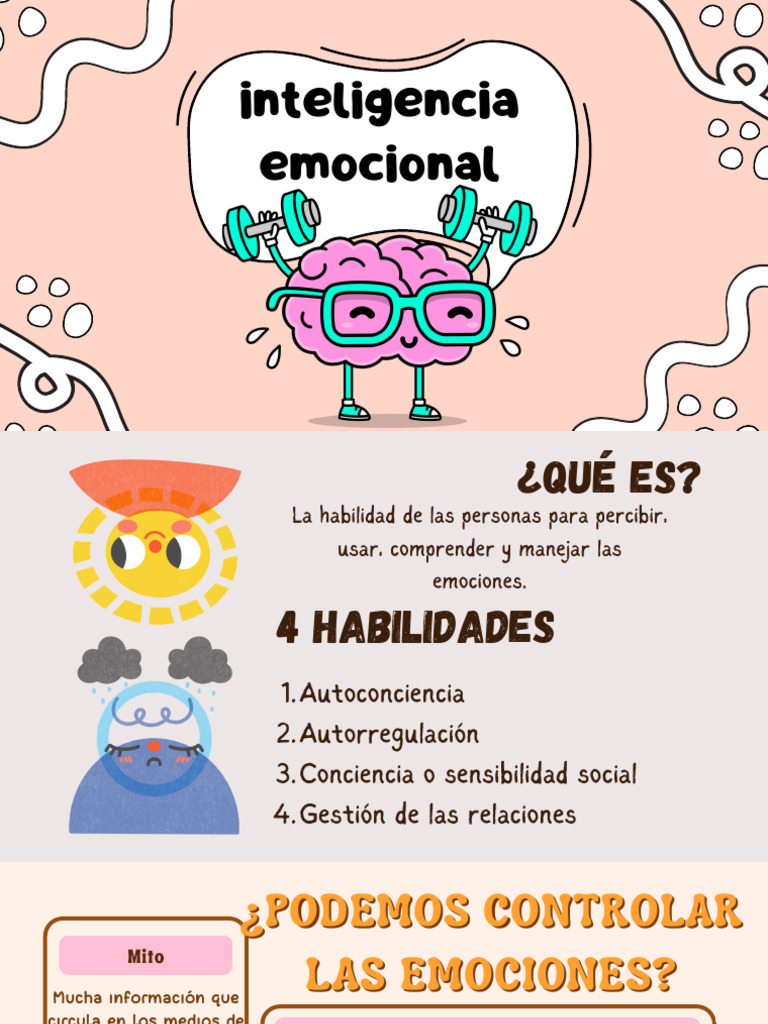Sesión Inteligencia Emocional | PDF | Las emociones | Autorregulación emocional