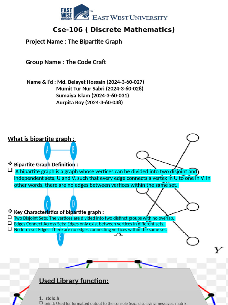 Cse-106 (Discrete Mathematics) | PDF | Vertex (Graph Theory ...