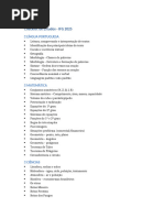 Checklist ENEM 2025 Pedro Assaad COMPLETO | PDF