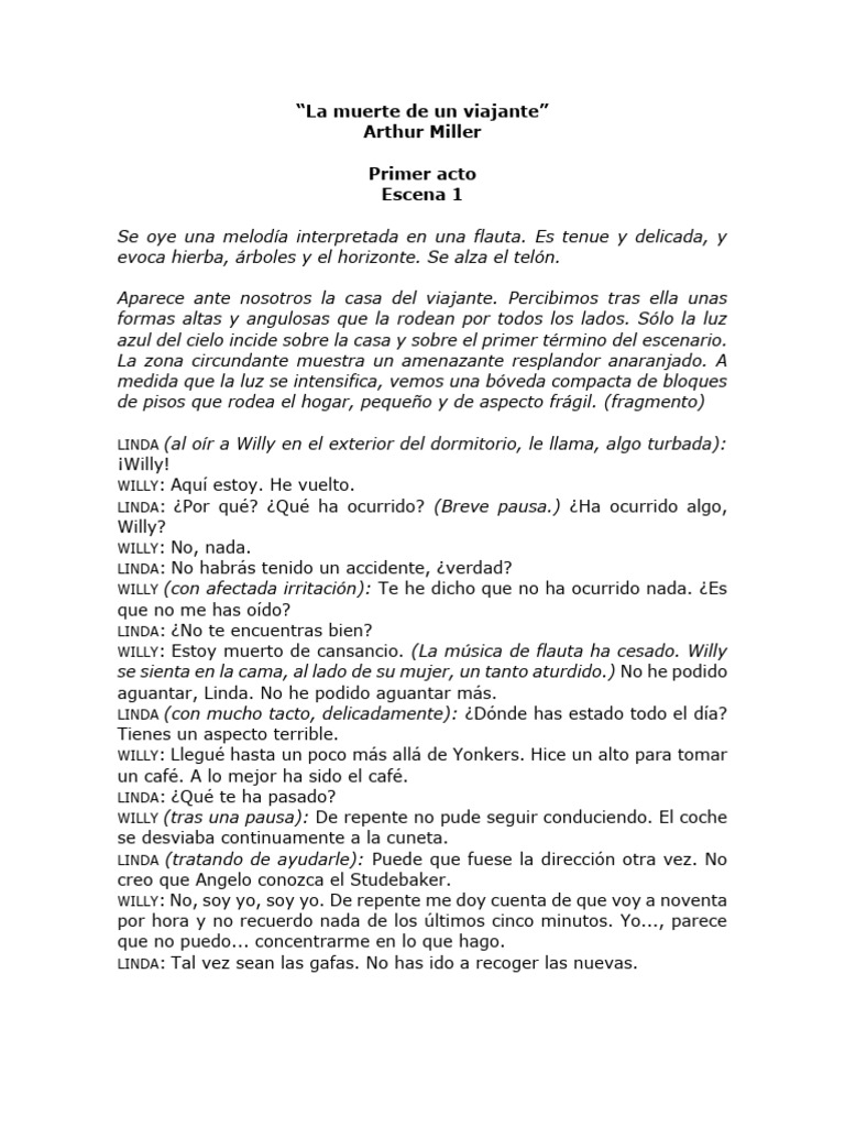 PL. Ejemplo Textos Dramáticos | PDF