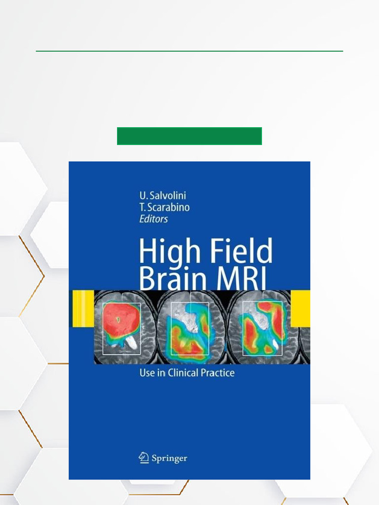 High Field Brain MRI Use in Clinical Practice - 1st Edition FULL PDF DOCX DOWNLOAD | PDF ...