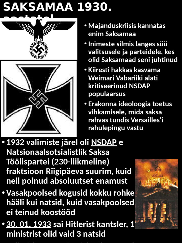 Saksamaa 1930 Aastad | PDF