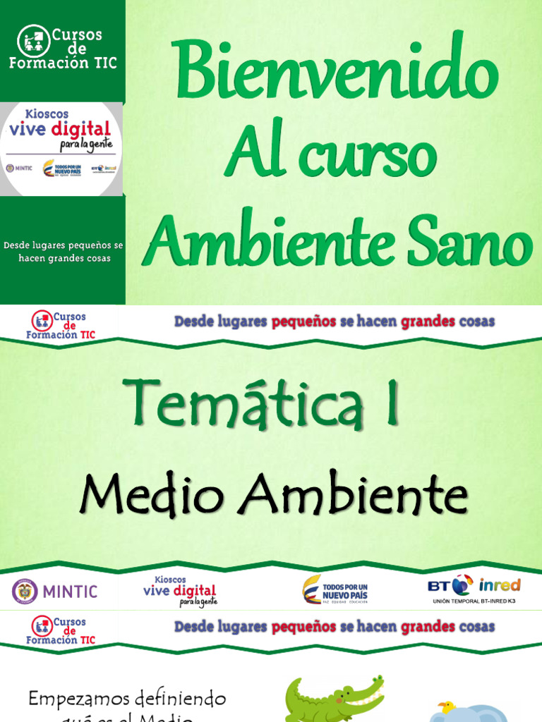 Importancia del Medio Ambiente y Cuidado | PDF | Entorno natural ...