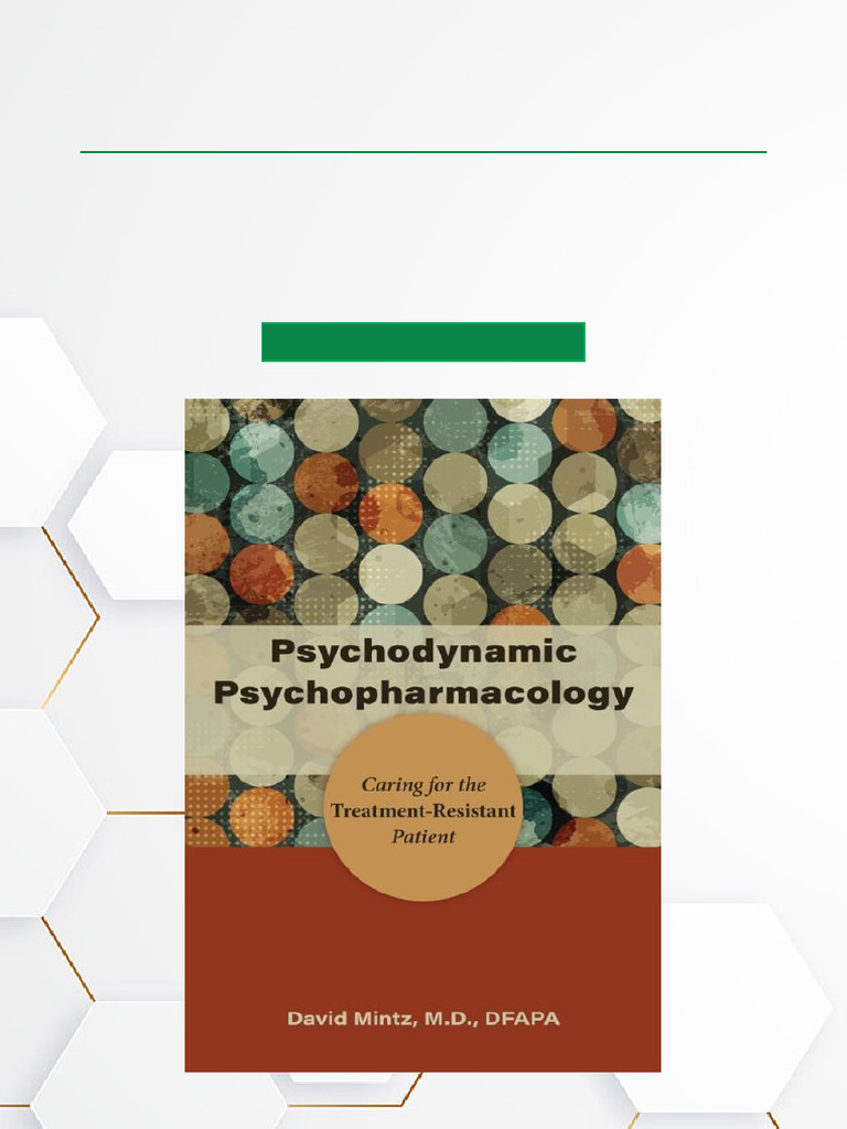 Psychodynamic Psychopharmacology Guide | PDF | Psychiatry | Psychoanalysis