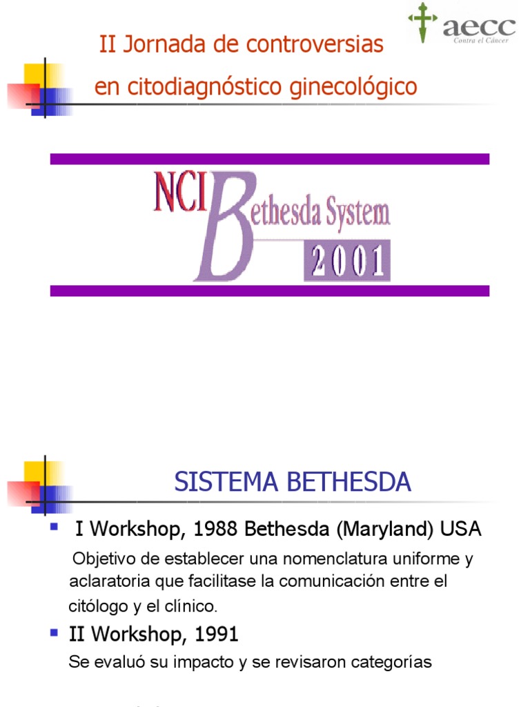 1-Sistema Bethesda 2001 | PDF | Cáncer | Neoplasias