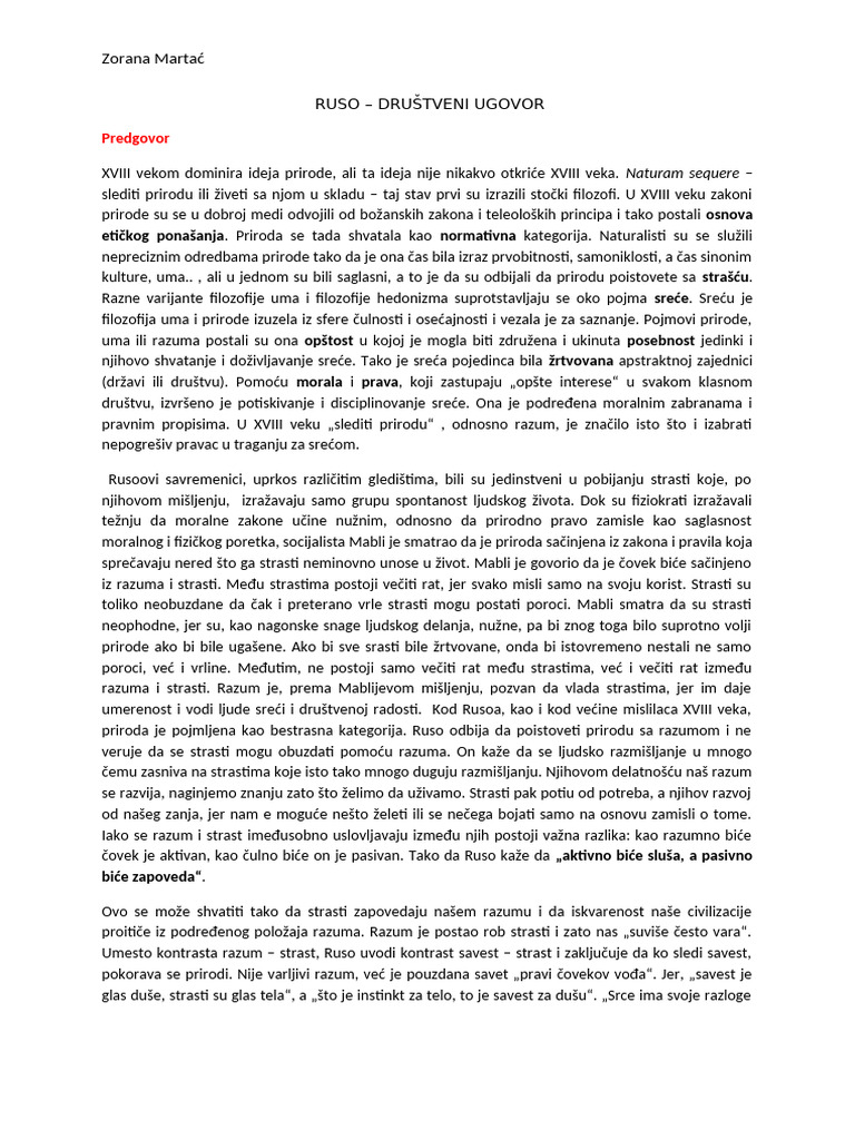 4 -Ruso, Društveni ugovor | PDF