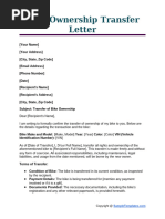 Bike Sale Letter | PDF