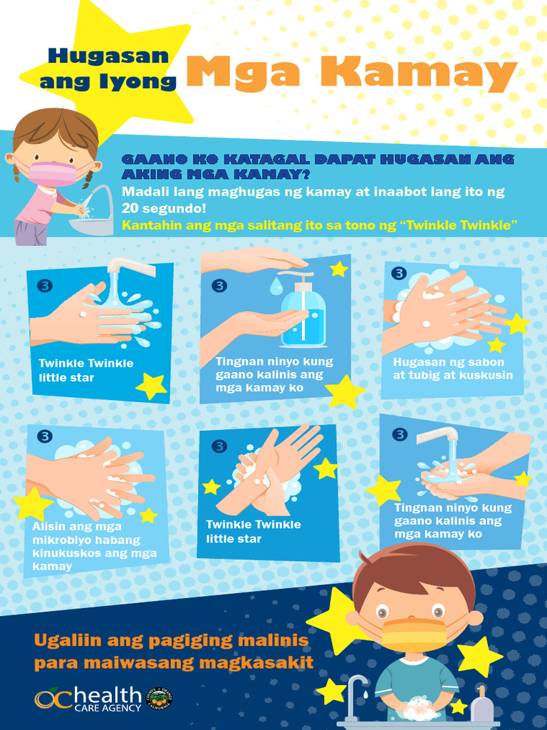 How Long Should You Wash Your Hands V7-Tagalog | PDF