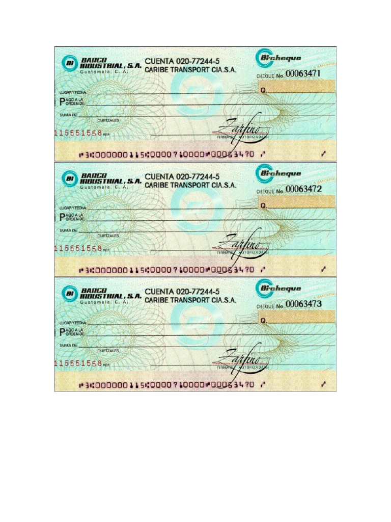 CHEQUES | PDF