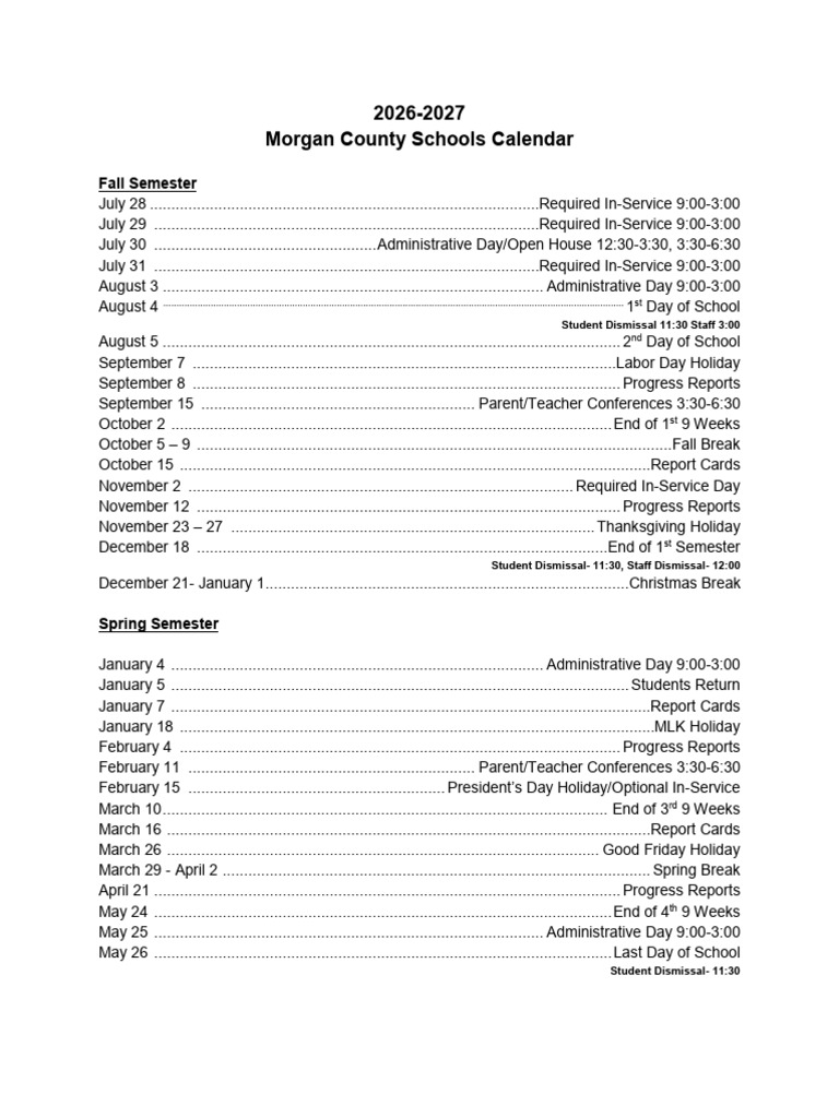 2026 2027CalendarBoardApproved | PDF | Academic Term | Public Holiday