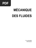 Cours de Mécanique Des Fluides 1 | PDF | Pression | Fluide