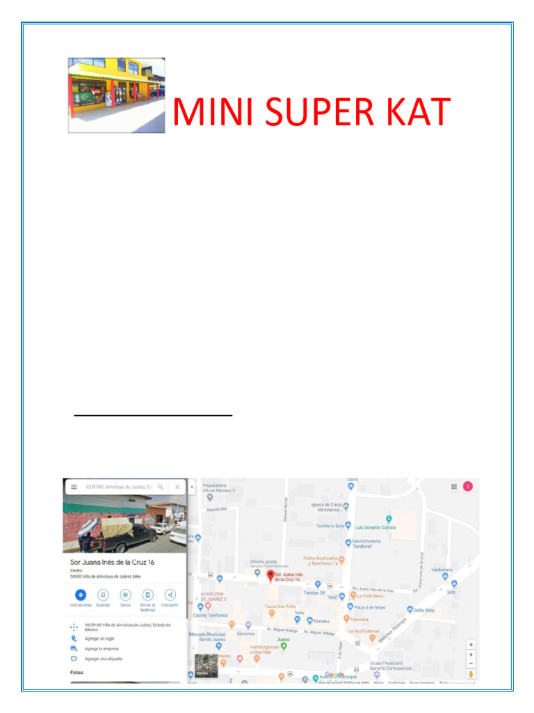 Mini Super Kat | PDF | Business | Plan de negocios