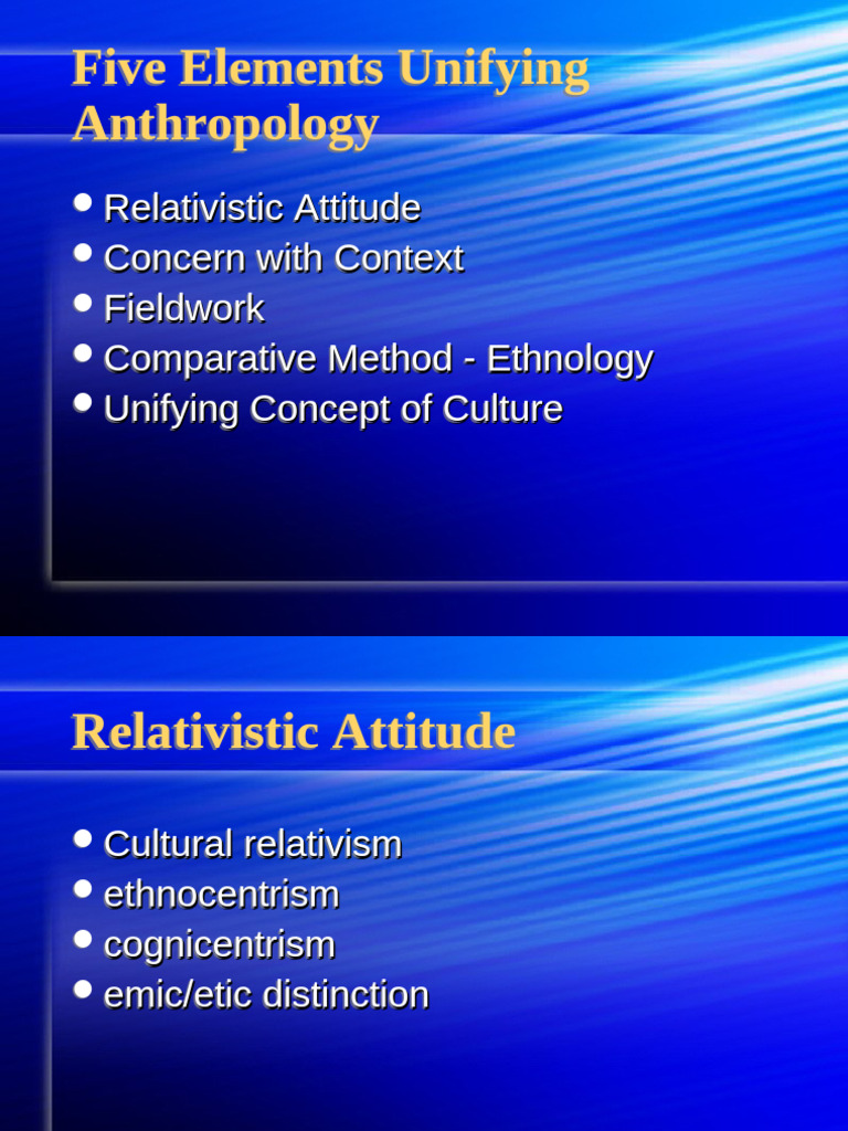 Five Elements of Culture Explained | PDF