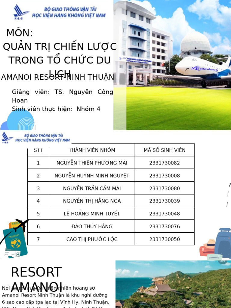 Resort Amanoi - Ife, Efe, Swot, QSPM | PDF