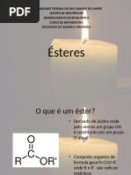 Estrutura e Aplicações dos Ésteres | PDF | Éster | Compostos orgânicos