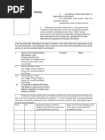 Family Declaration Form | PDF | Social Institutions | Social Science