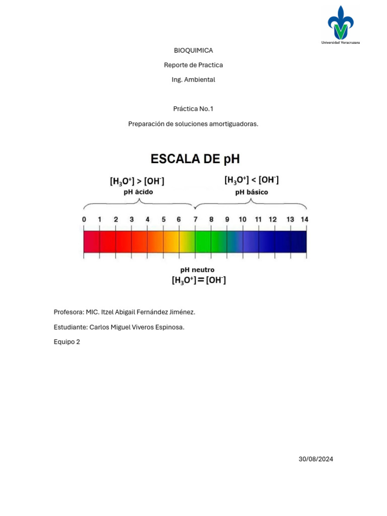 Preparación de Soluciones Amortiguadoras | PDF | Solución tampón ...