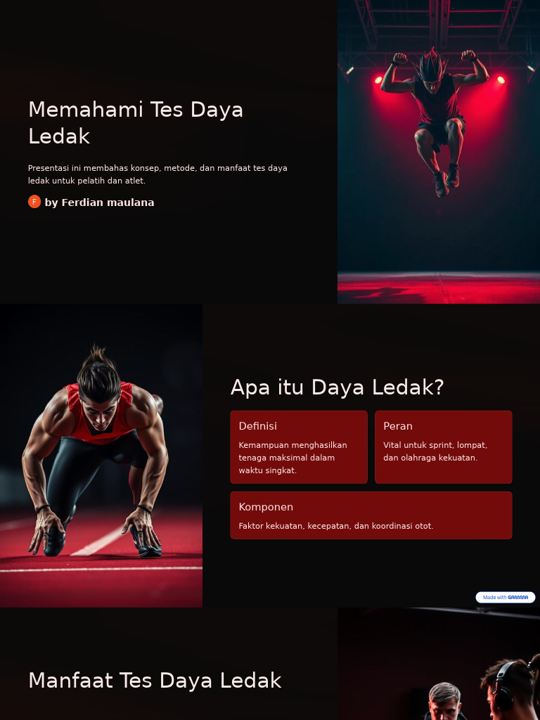 Tes Daya Ledak Otot Kaki dan Manfaatnya | PDF