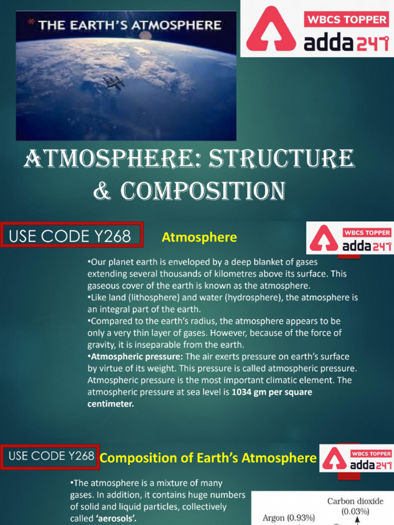 Atmosphere Structure and Composition | PDF