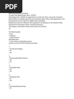 Obc Application Form | PDF
