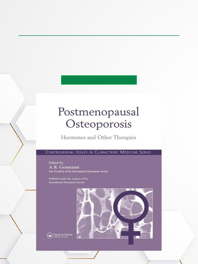 Postmenopausal Osteoporosis Hormones & Other Therapies, 1st Edition Fast Ebook Download | PDF ...