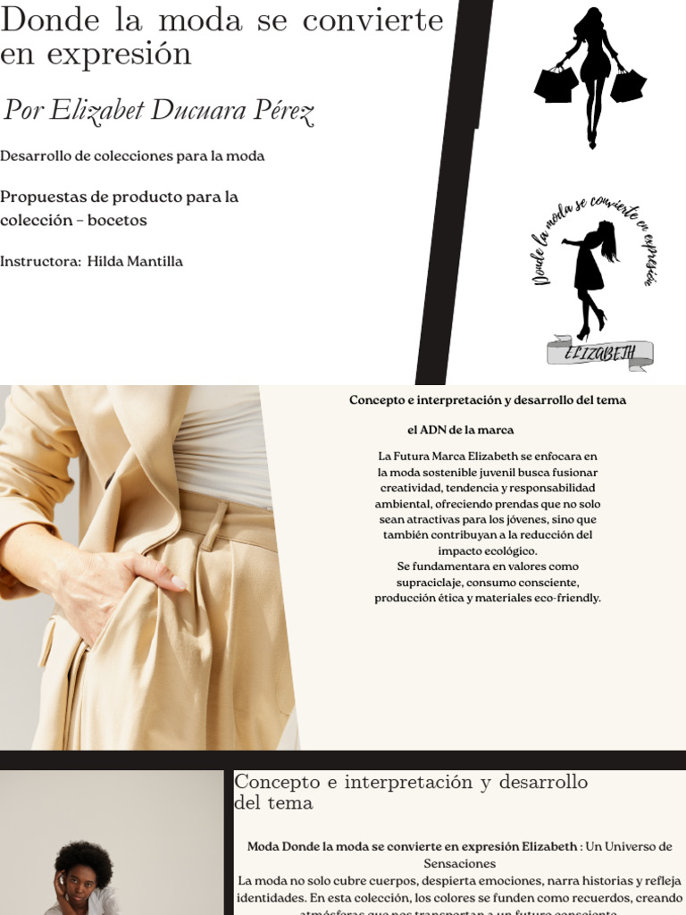 Propuestas de Producto para La Colección - Bocetos | PDF | Moda | Sustentabilidad