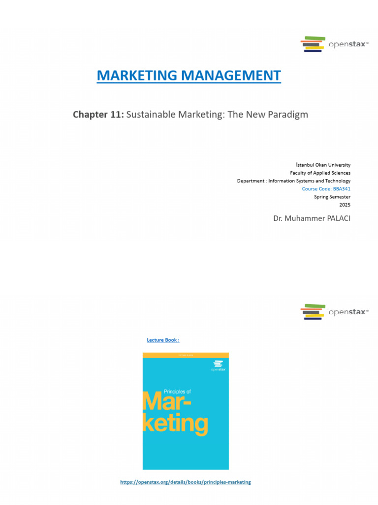 Lect - 11 Sustainable Marketing - LectureSlides-Ch19 | PDF | Sustainability | Corporate Social ...