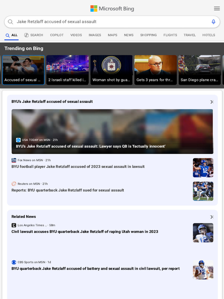 Jake Retzlaff Accused of Sexual Assault - Search.p | PDF