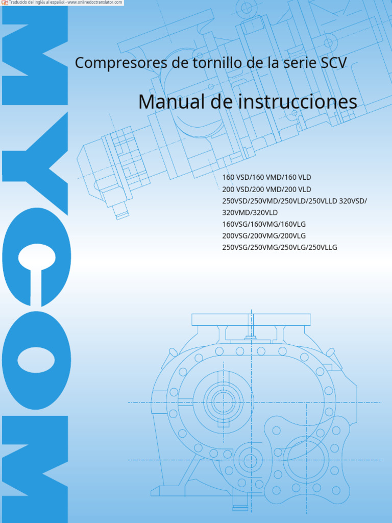 5385 - Mycom 250 VSD - En.es | PDF | Gases | Presión