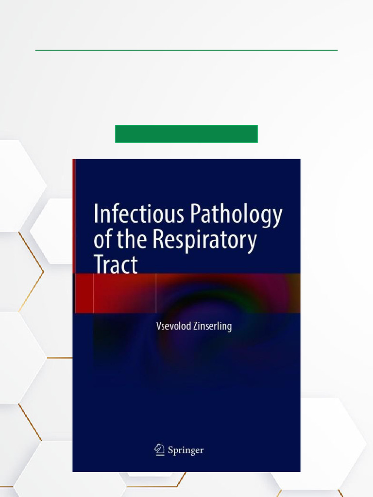 Infectious Pathology of The Respiratory Tract Full Book Download | PDF ...