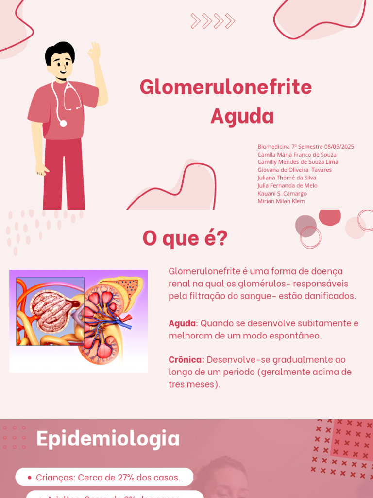 Glomerulonefrite Aguda: Causas e Sintomas | PDF | Rim | Sangue
