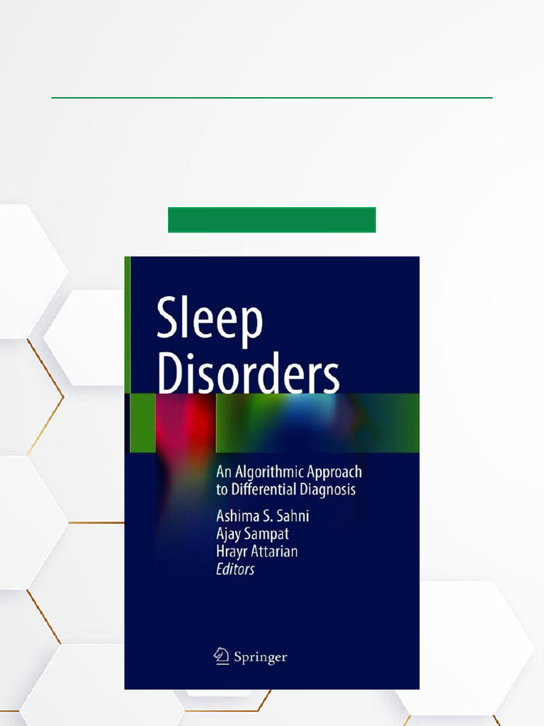 Sleep Disorders An Algorithmic Approach To Differential Diagnosis ...