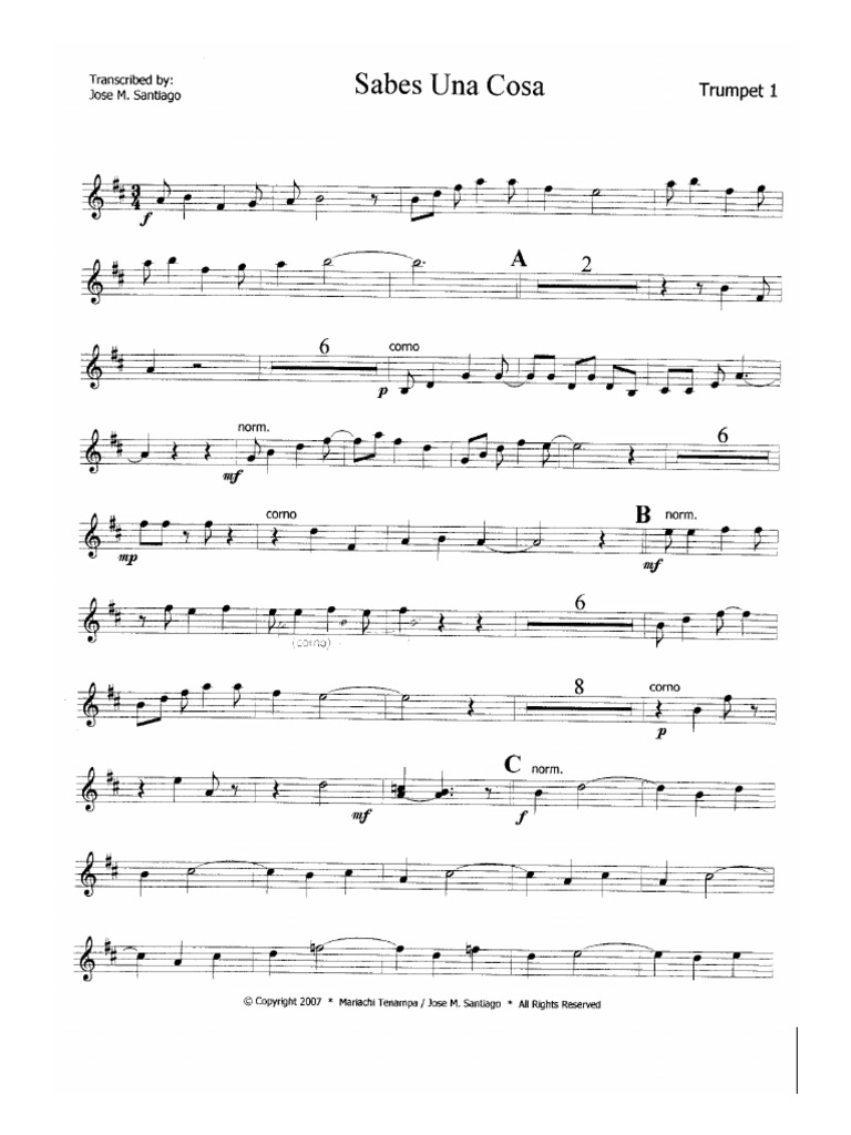 Sabes Una Cosa | PDF