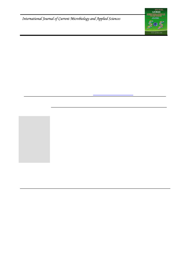 S.Saravanan Et Al Studies On Microbial Diversity in Marine Ecosystem of Parangipettai | PDF ...
