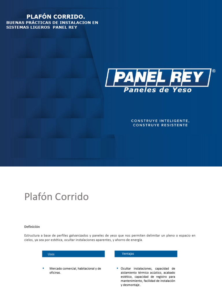 Plafon Corrido-Buenas Practicas | PDF | Cable | Papel
