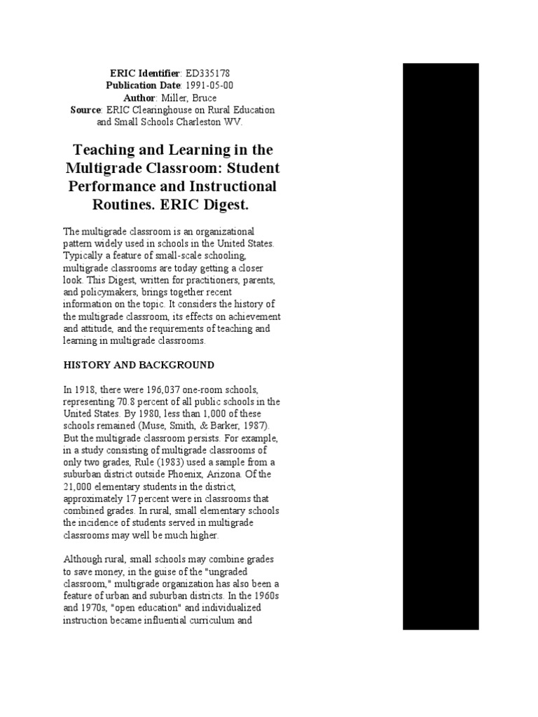 Maximizing Student Potential Through Effective Instructional Strategies ...