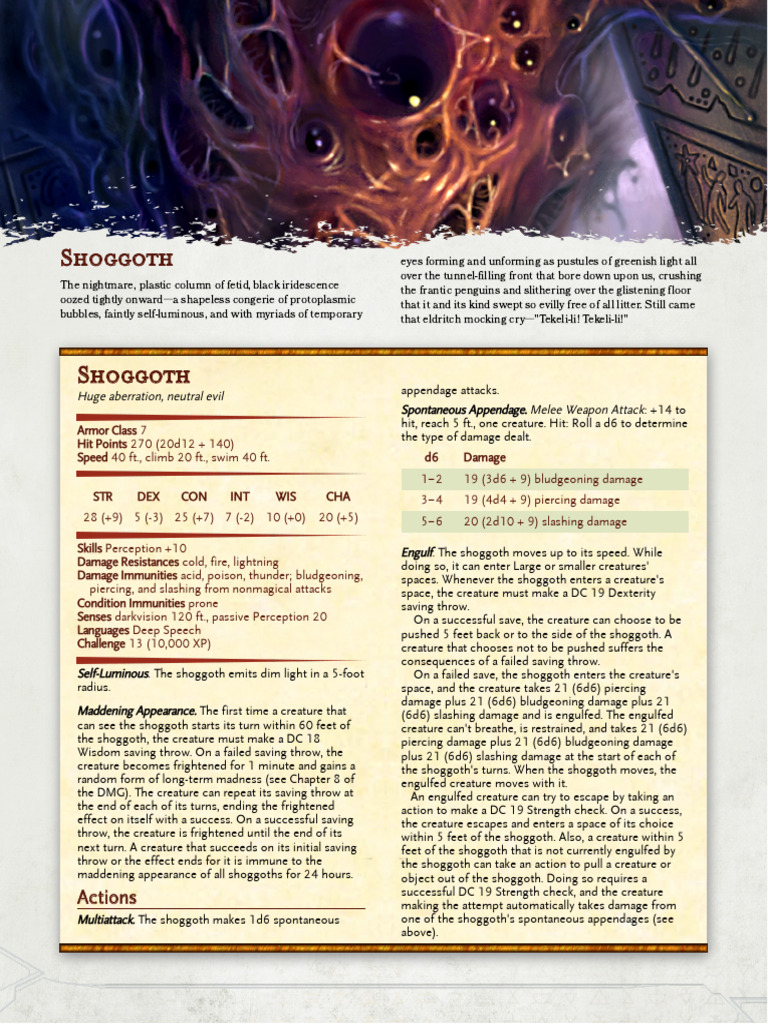 174 366 Shoggoth | PDF | Role Playing Games