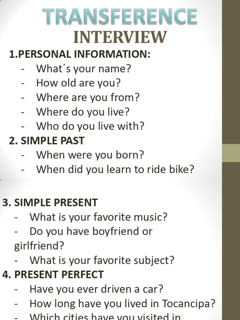 TRANSFERENCE 3P | PDF