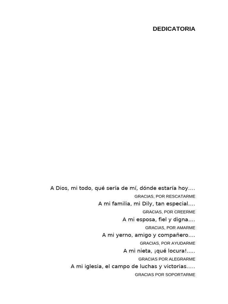 DEDICATORIA | PDF