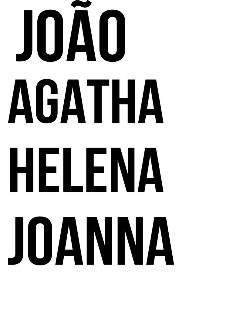 Nomes Dos Alunos | PDF