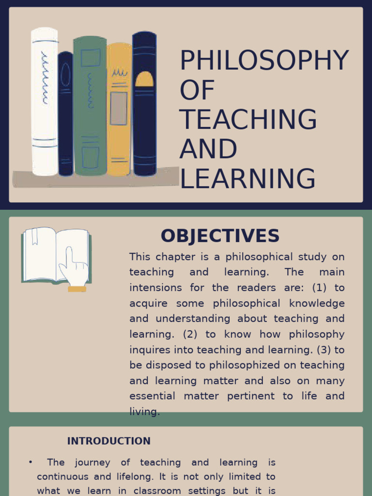 Philosophy of Teaching and Learning | PDF | Learning | Philosophy Of ...